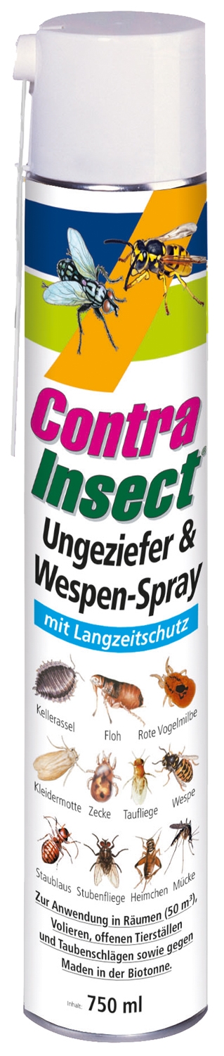 Contra Insect® Ungeziefer- & Wespenspray 750 ml